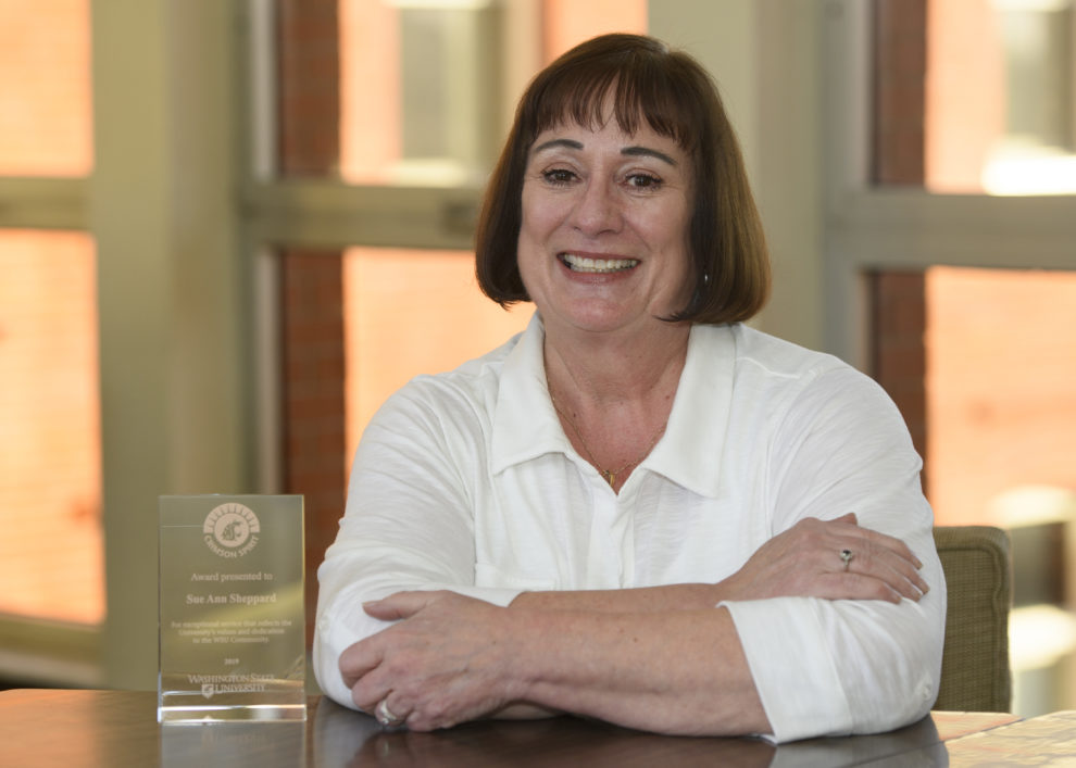 Sue Sheppard receives a 2019 Crimson Spirit Award – Human Resource ...